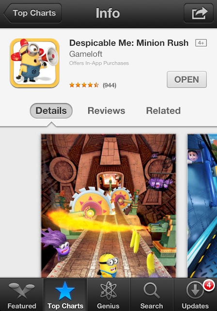 Meowie's Rants & Raves!: Despicable Me: Minion Rush by Gameloft ~ Review