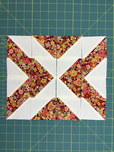Block 8: 16 HST quilt sampler – teresadownunder.com