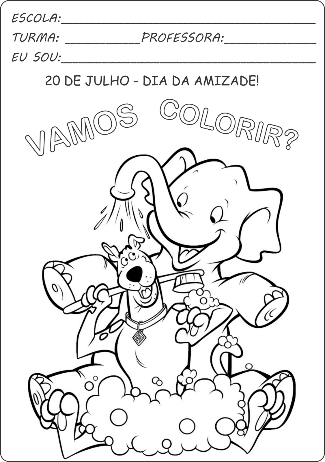 Desenho Para Colorir 1 Ano Fundamental Revoeduca