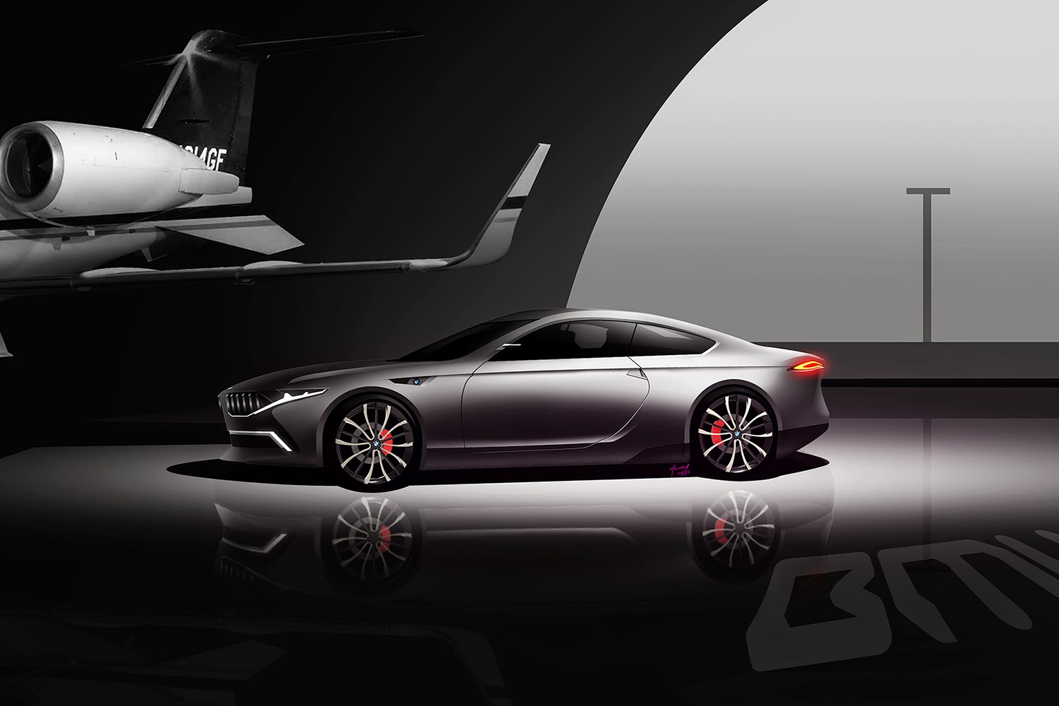 Tutorial: How to render a realistic future race car: Photoshop tutorial ...