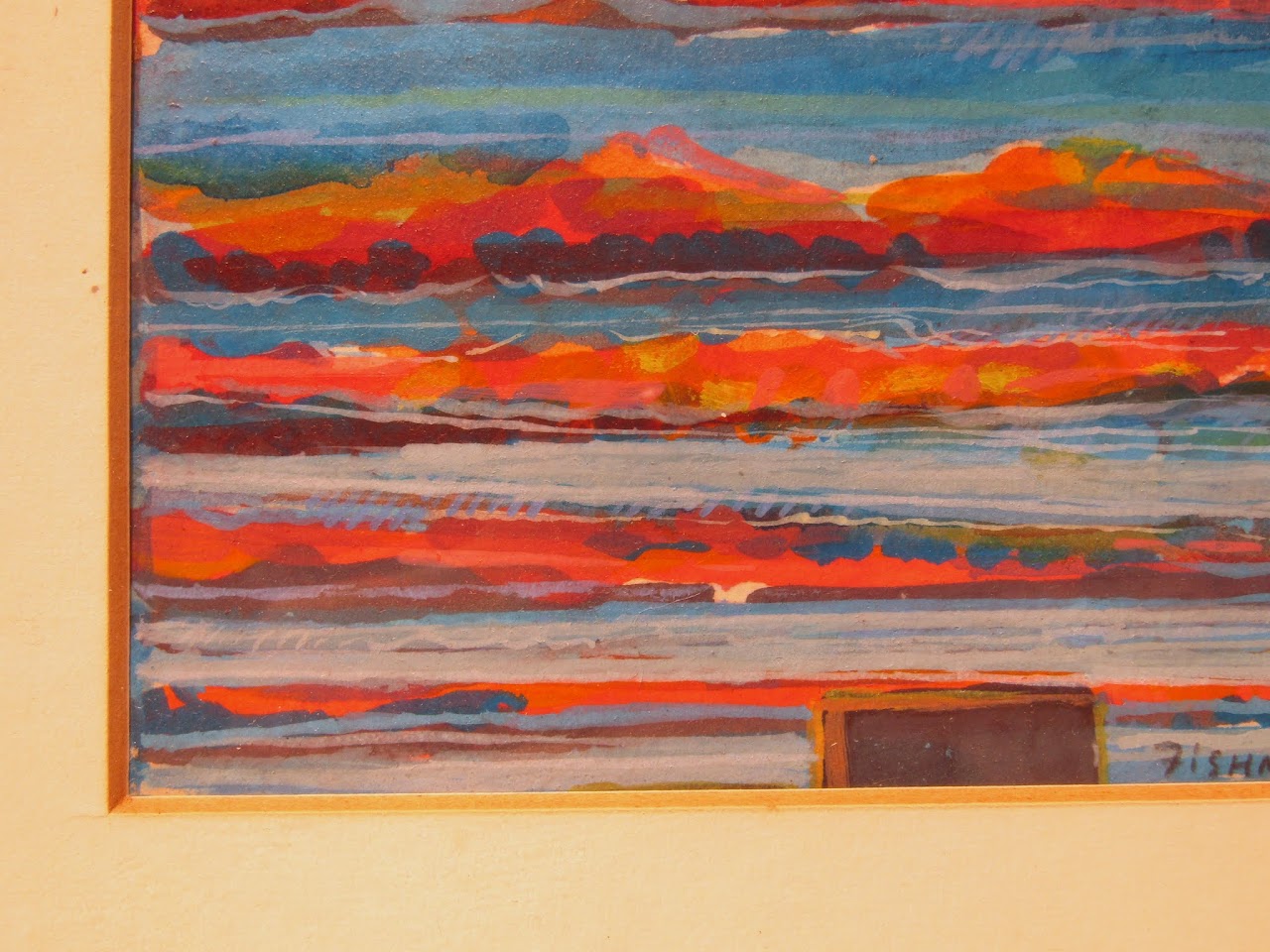 Alan Fishman Signed Painting