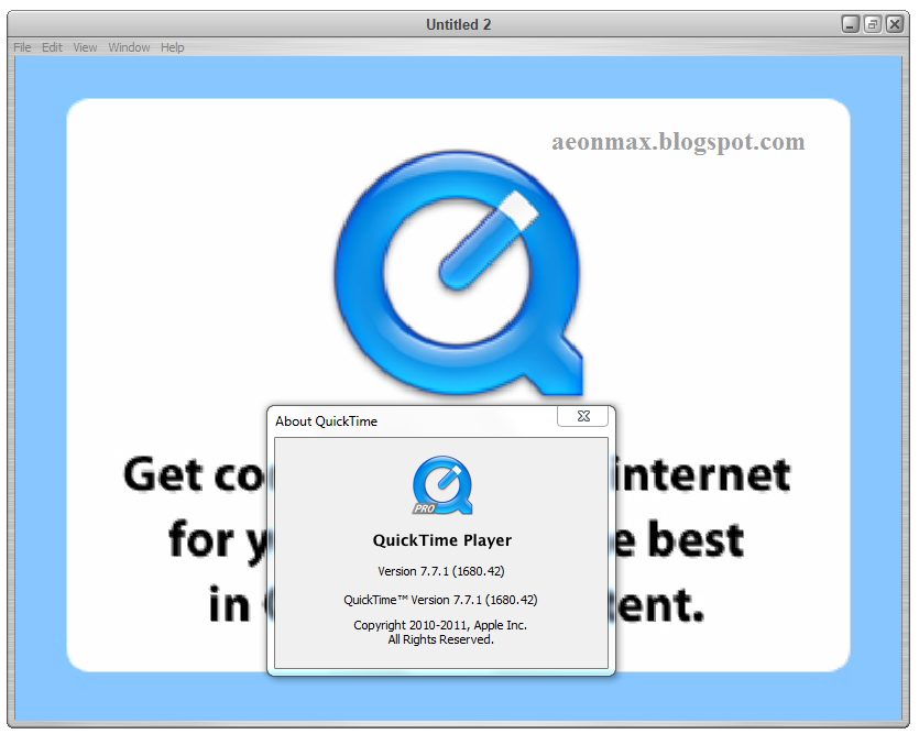 Aeonmax Apple Quicktime 7 Pro