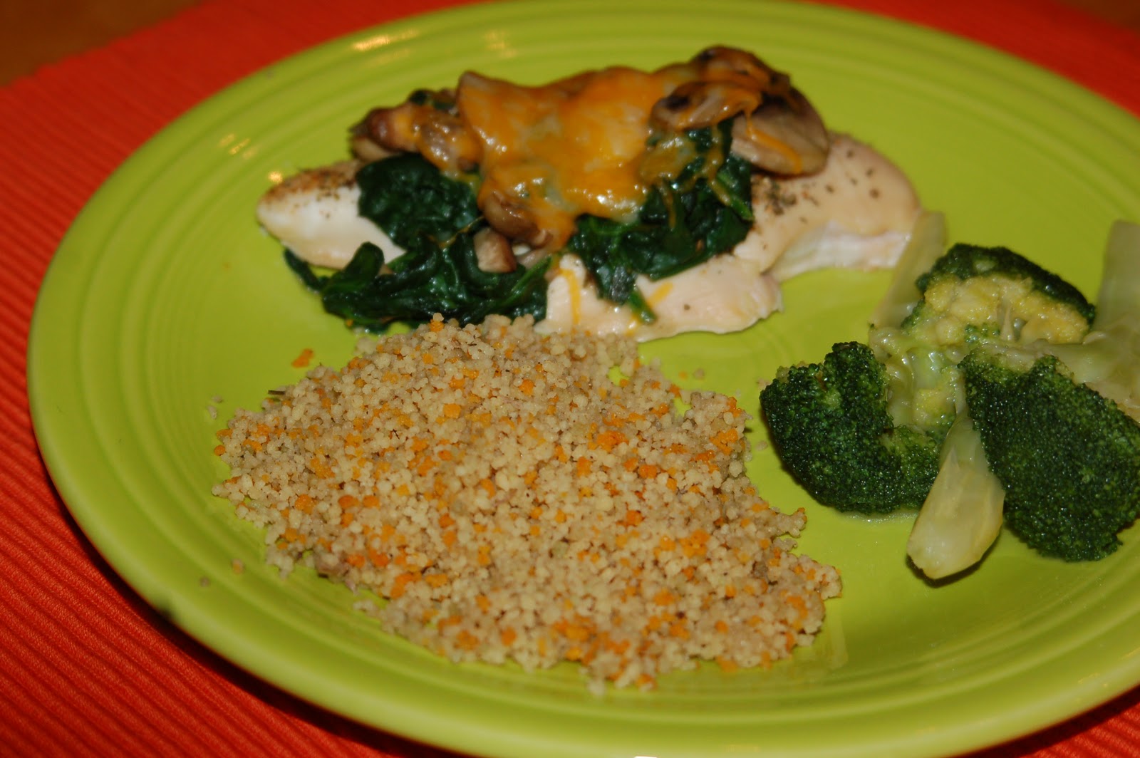 Love Being In My Southern Kitchen: Spinach and Mushroom Smothered Chicken