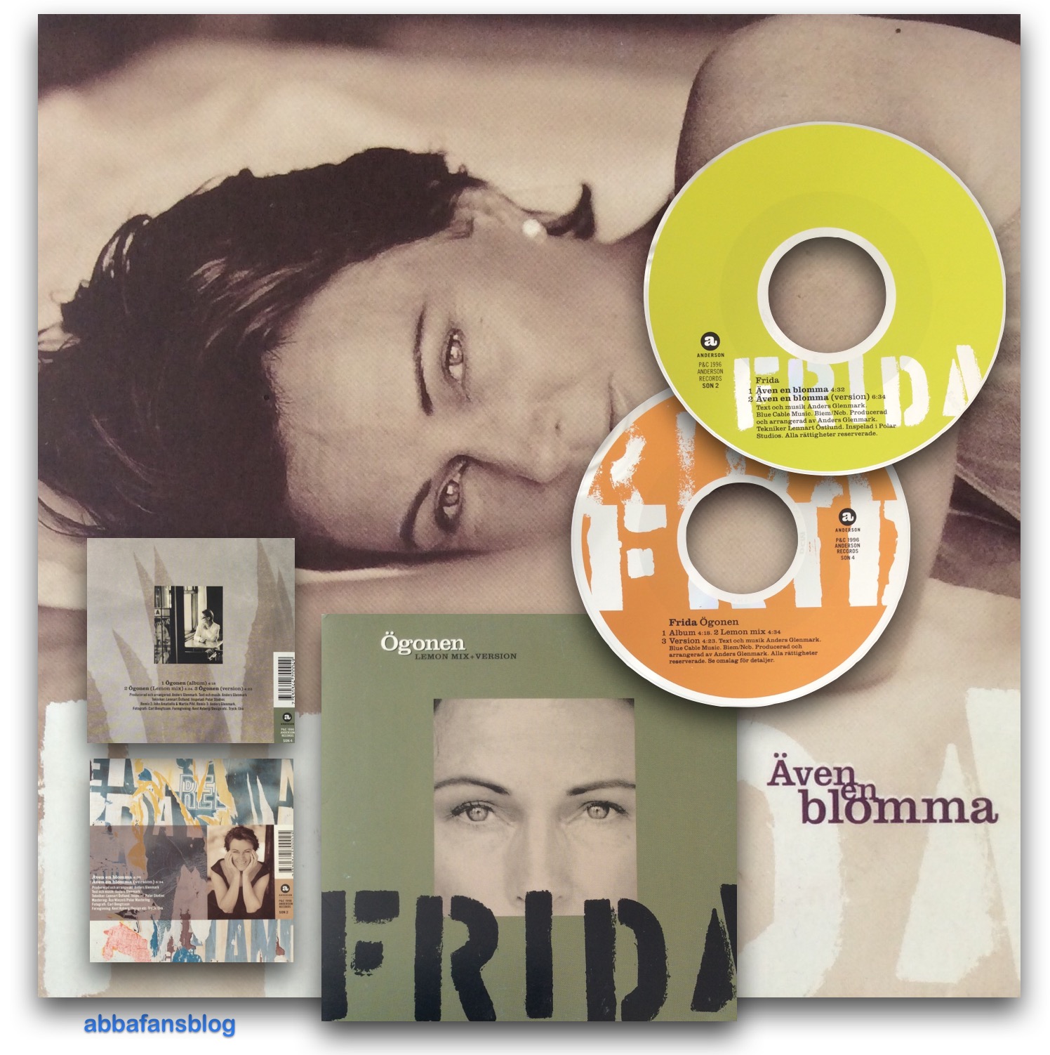 ABBA Fans Blog: Frida CD Singles