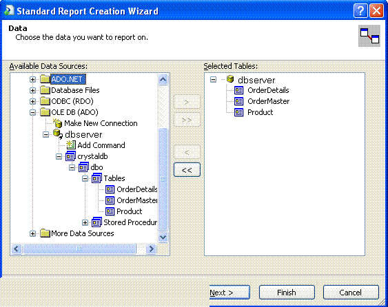 Crystal Reports C Crystal Reports From Multiple Tables