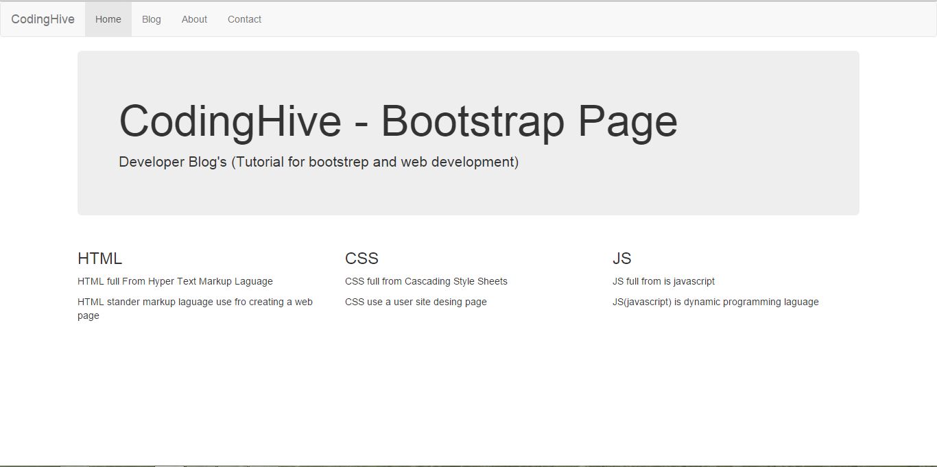 Bootstrap Webpage Tutorial Codinghive