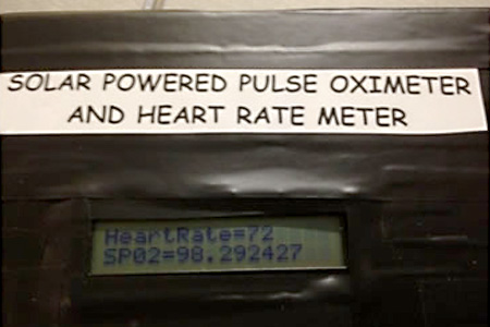 Pulse Oximeter and Heart Rate Meter - Microcontroller Project Circuit