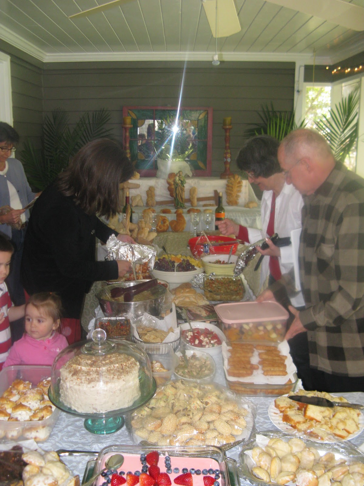 A Slice of Smith Life: Breadmaking for St. Joseph Altar