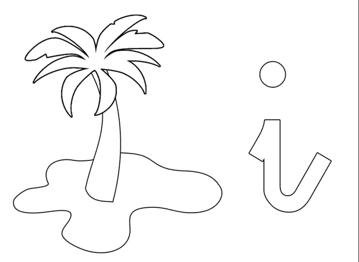 Ficha Para Colorear De La Vocal I Imagui