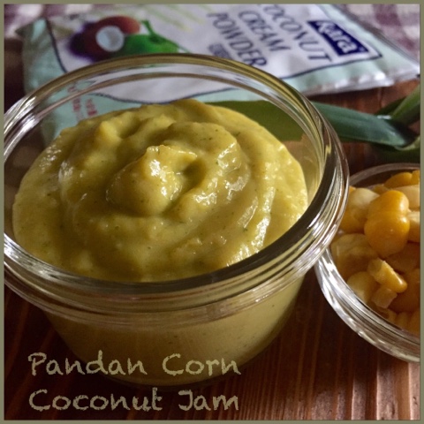 My Mind Patch: Pandan Corn Coconut Jam 香兰玉米椰浆面包涂酱