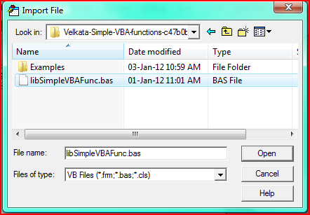 Visual Basic for Applications Automation Library Simple-VBA-functions