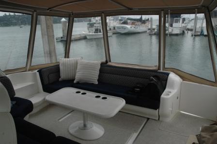 460 Sundancer Cockpit table upgrade | Club Sea Ray