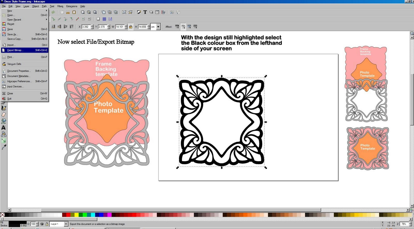 CardsuLike: From SVG to GSD