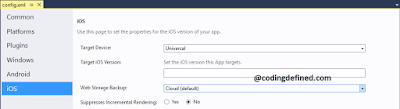 Ionic Project Configuration Using Config Xml Coding Defined