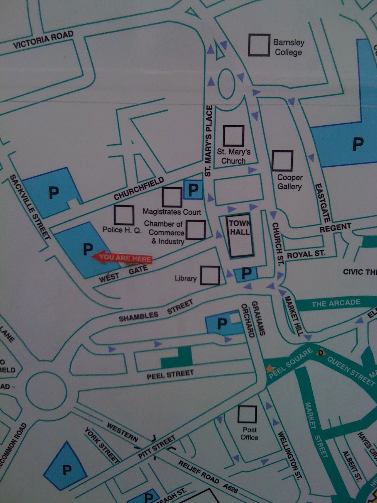 Sotcw Events A Map Of Barnsley