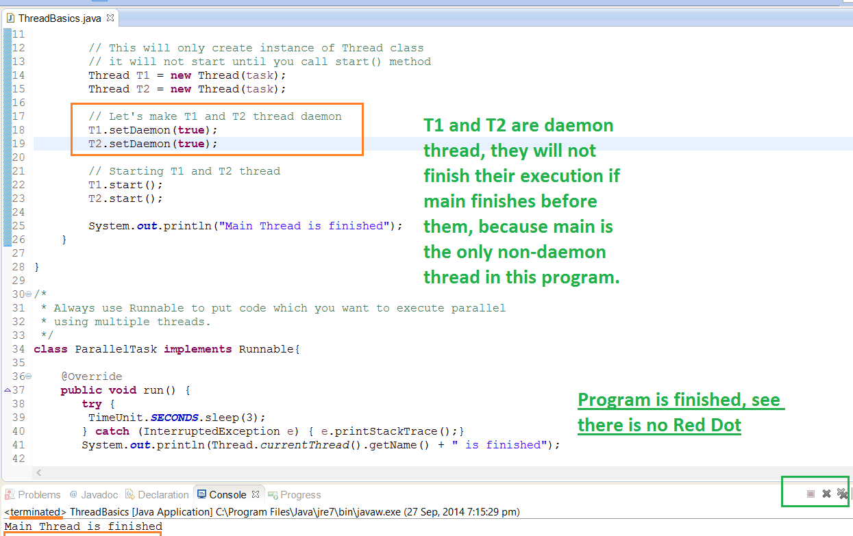 How To Create Start And Stop A New Thread In Java Example Tutorial