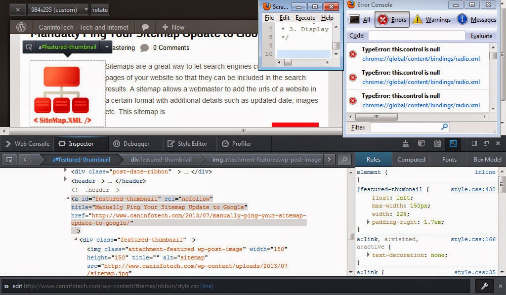 Firefox Developer Tools For Webmasters