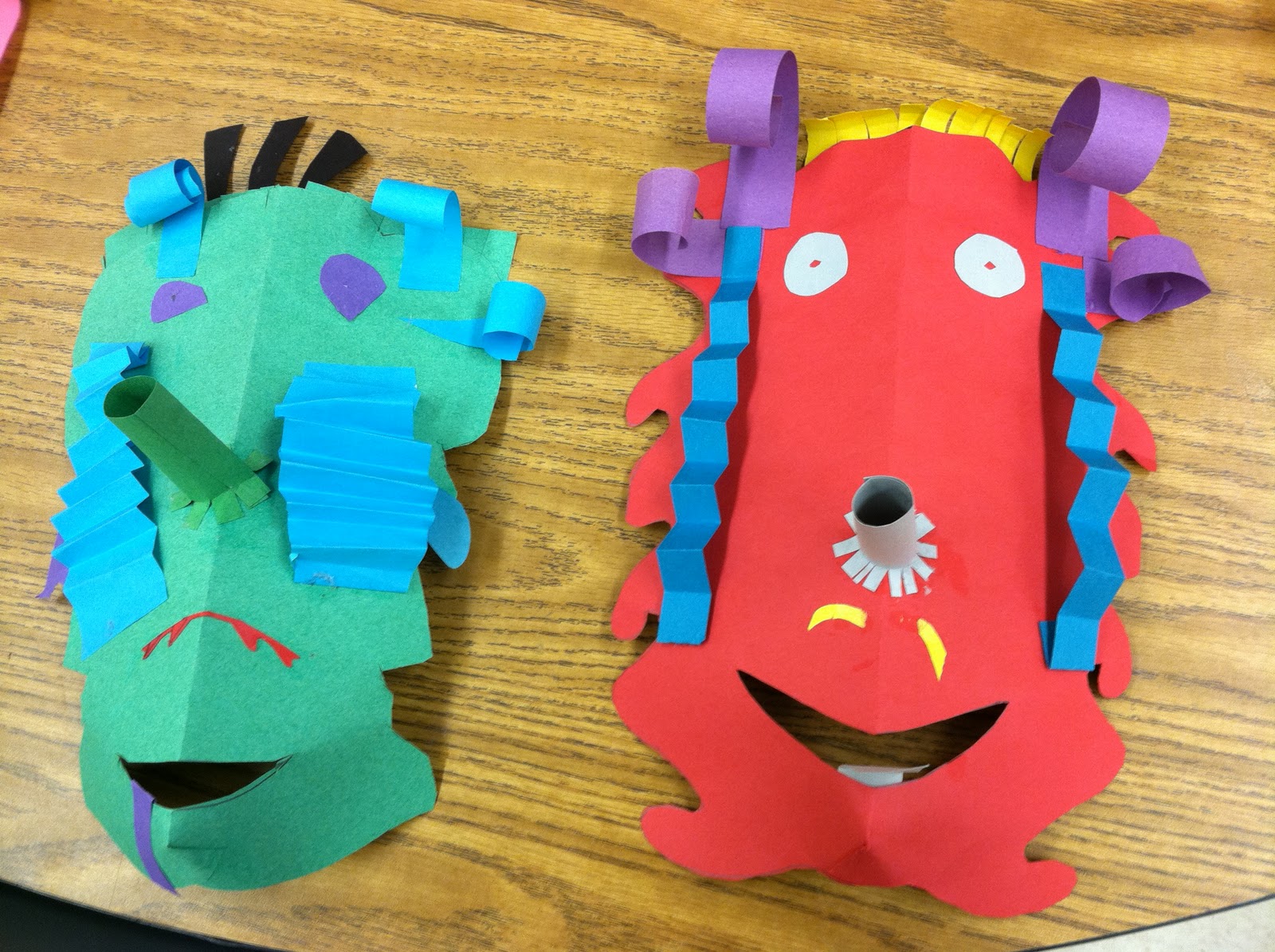 Color is My Day: Paper Sculpture Masks