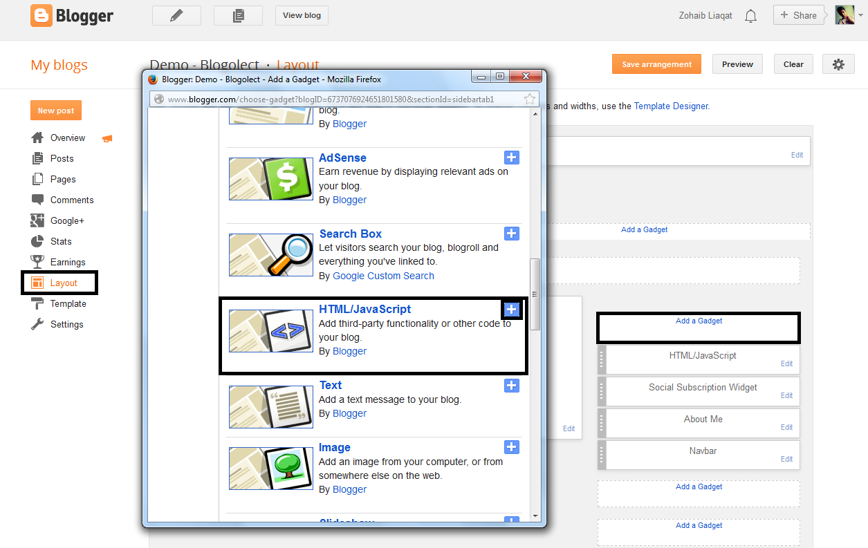 How To Add Floating Social Media Sharing Buttons To Blogger Blogolect