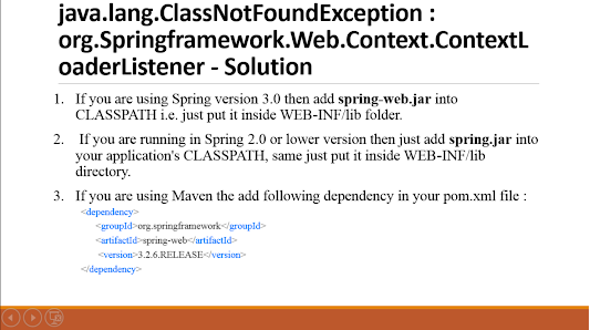 Solved Java Lang Classnotfoundexception Org Springframework Web