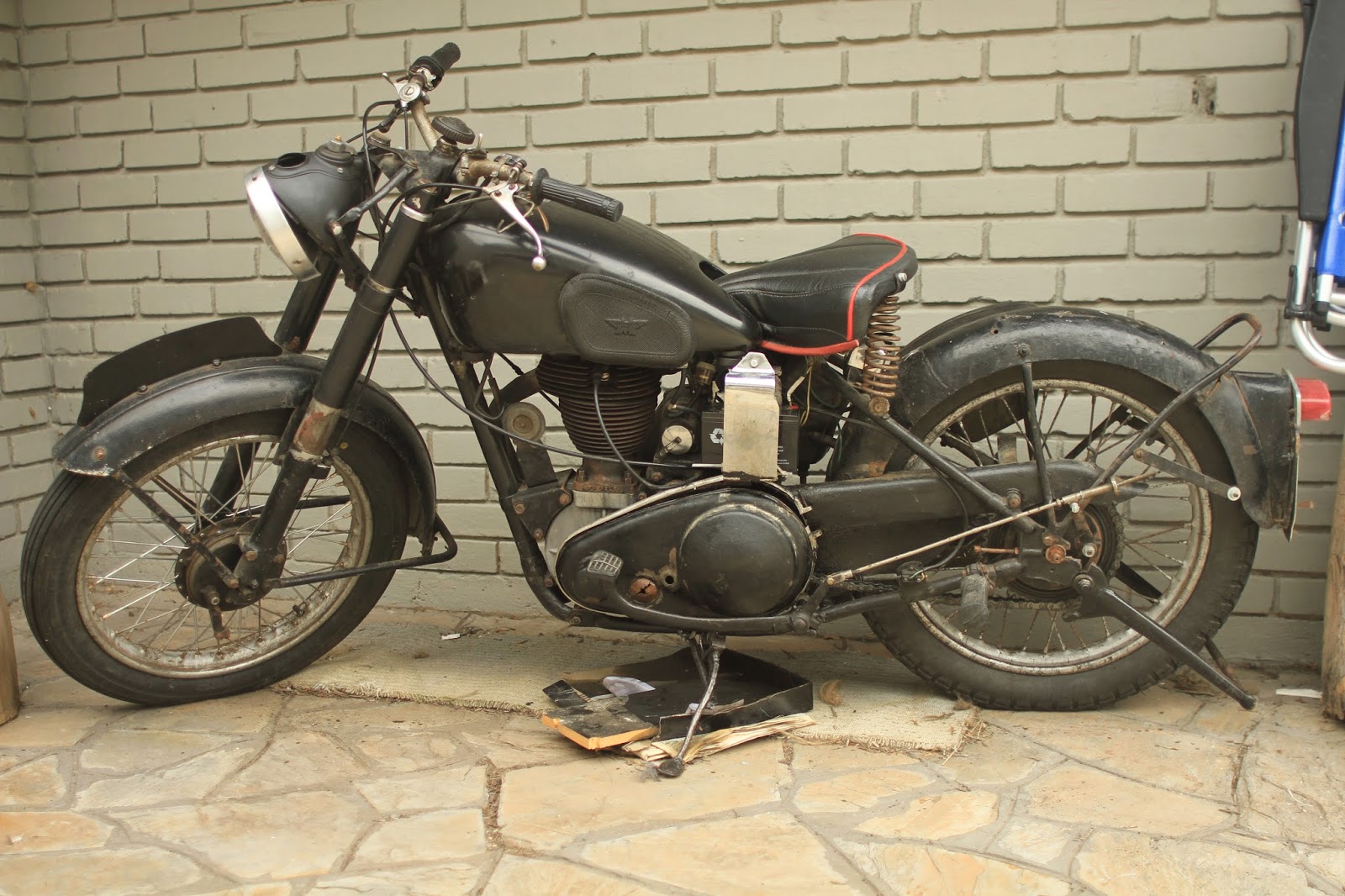Matchless 47 Restoring 1947 Matchless G3l