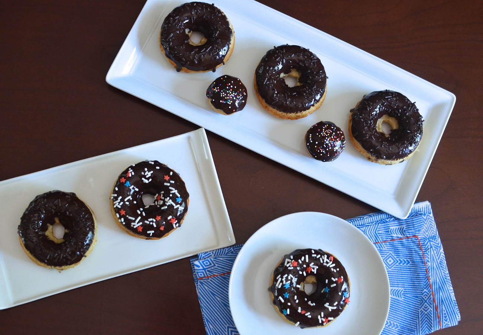 Playing With Flour Baked Banana Chocolate Chip Donuts