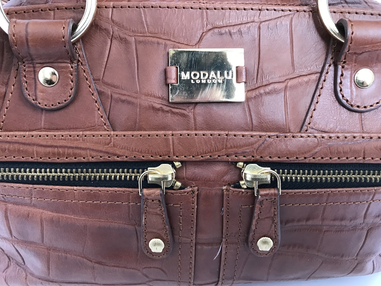 Modalu Embossed Crossbody Bag