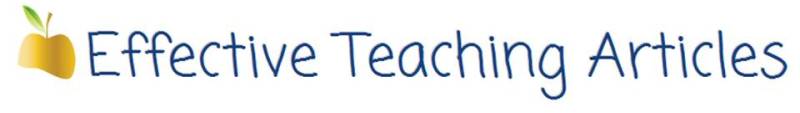 Effective Teaching Articles