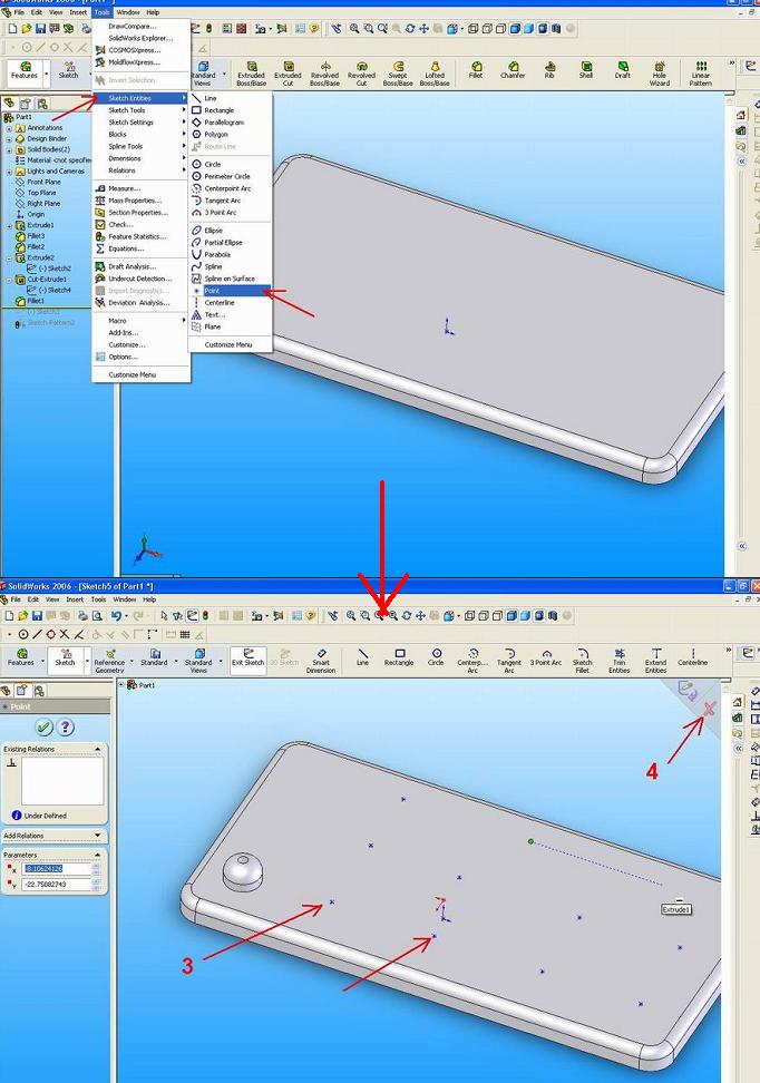 Solidworks Design Tutorial Make It Sketch Driven Patterns