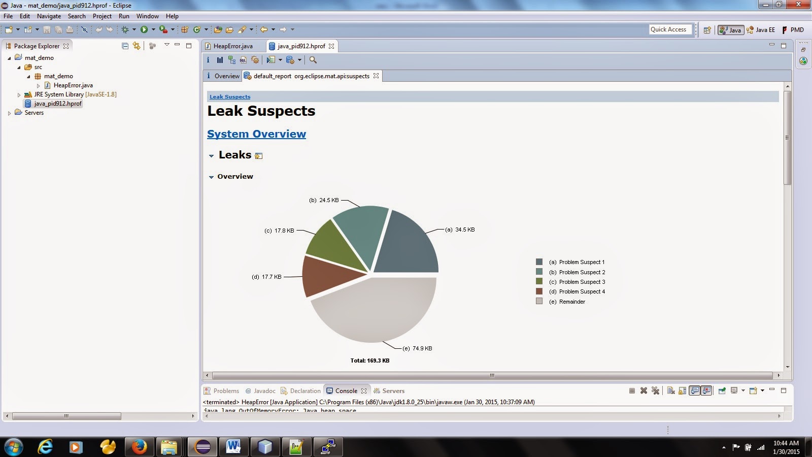 How To Use Eclipse Memory Analyzer Vselink