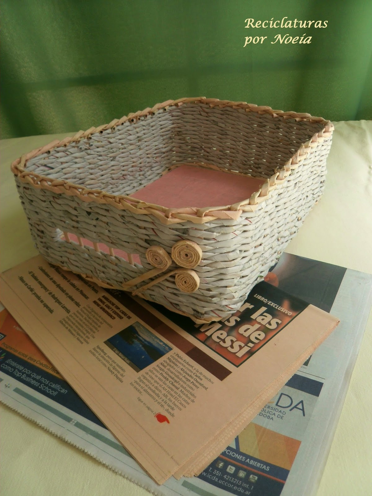 Reciclaturas Cesta De Papel De Diario