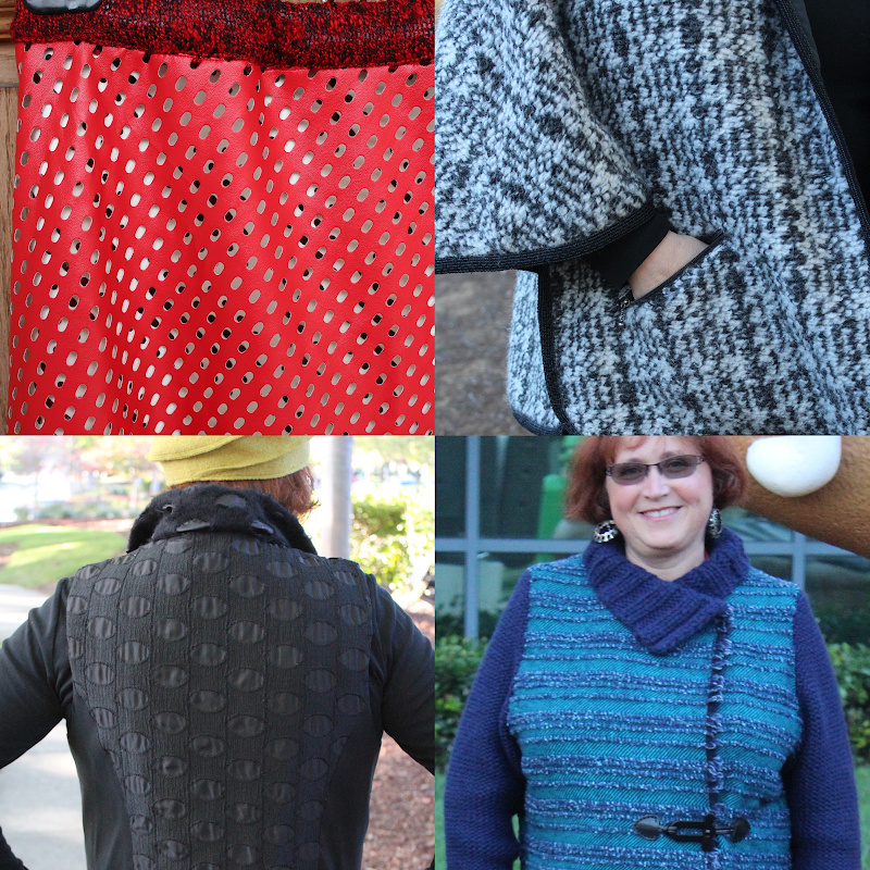 Communing With Fabric: Multi-colored Burda Vest & Other Stuff