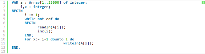 Array Programming Pascal
