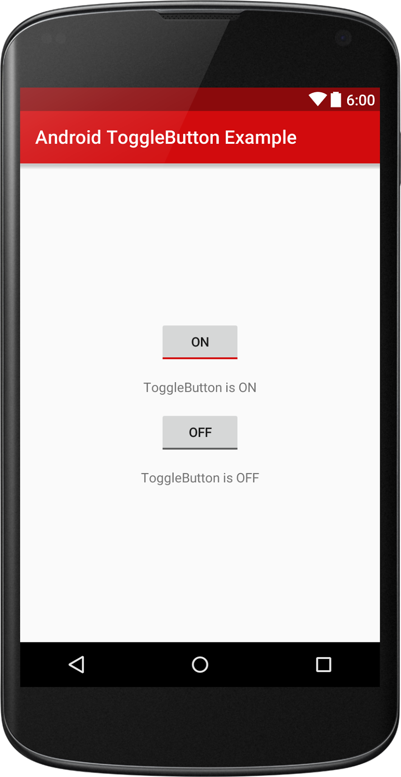 Android Toggle Switch Example At Amanda Castillo Blog