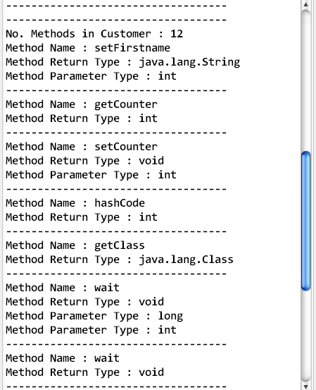 Java Reflection Method Econogaret