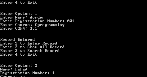 Student Record C Programming Project For Beginners Learn C By Jawad