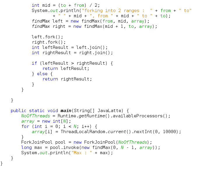 Java Latte Parallel Fork Join Framework In Java