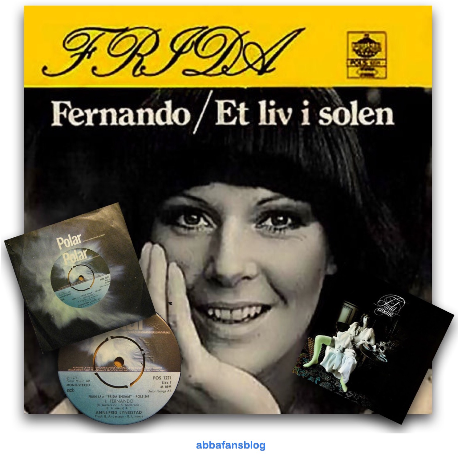 ABBA Fans Blog: Frida's Solo "Fernando" Single