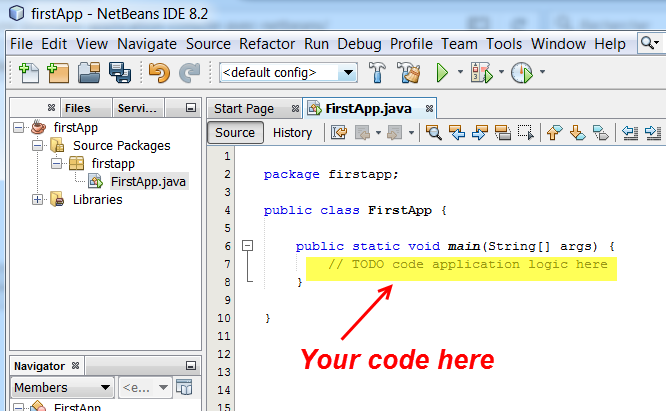 Java First Program Hello World My Courses