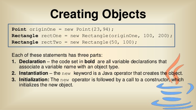 Declaring Object In Java