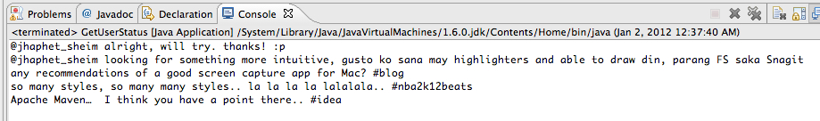 Twitter Api On Your Java Application Java Code Geeks