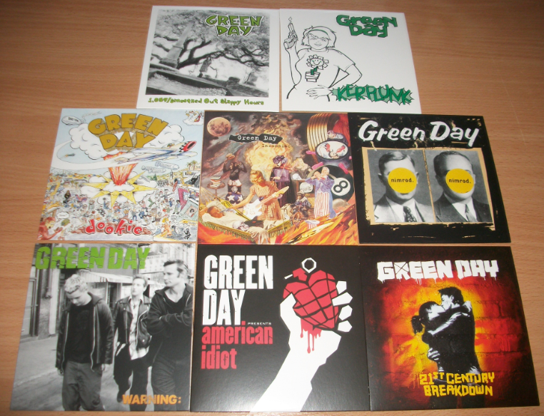 My Green Day Collection Green Day The Studio Albums 1990 2009