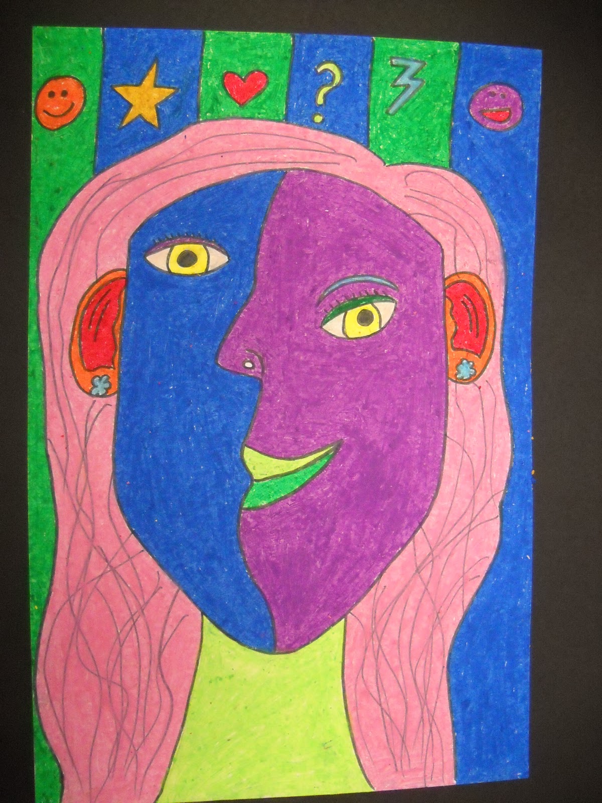 Teach Art And Create Picasso Inspired Cubism Self Portraits