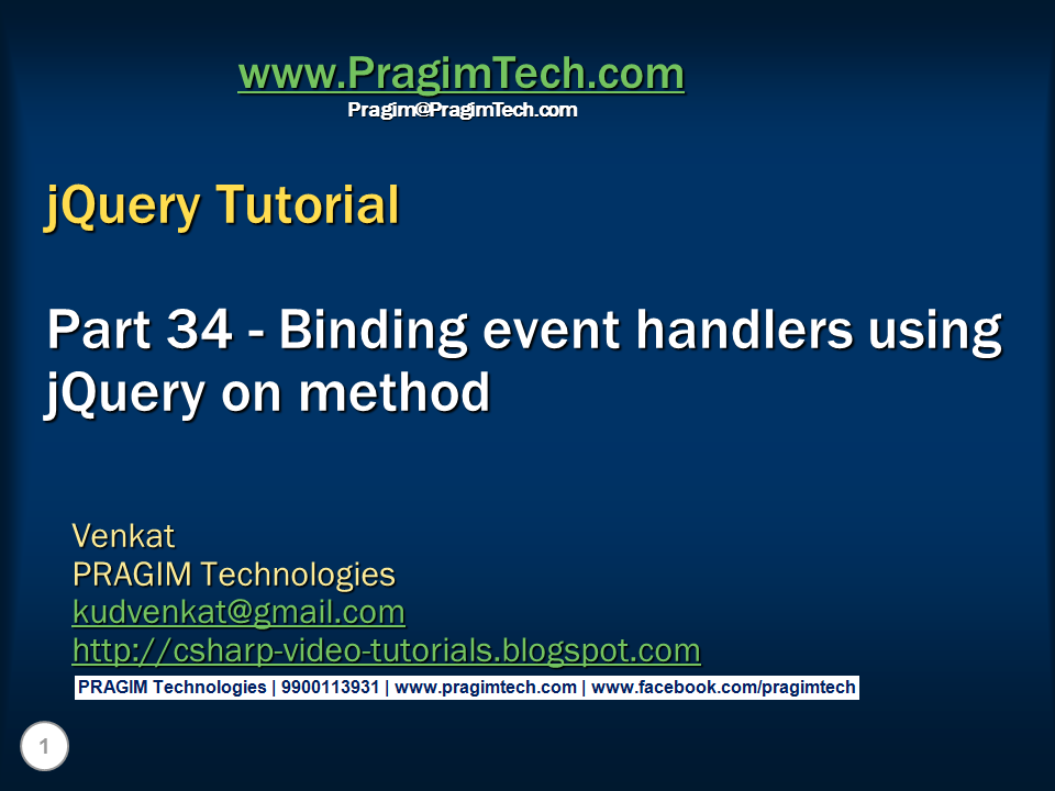 Sql Server Net And C Video Tutorial Binding Event Handlers Using
