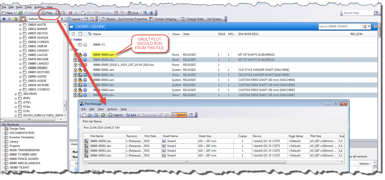 Brendan S Inventor Blog A Quirk In The Vault Plot Command