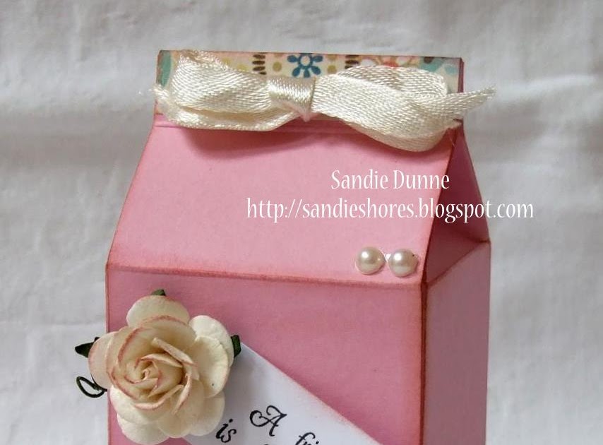 Inky Impressions Inspirational Blog: Milk Carton & Tag Tutorial by Sandie