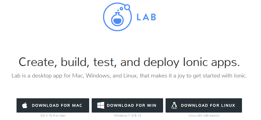Ioniclab For Windows Coding Defined