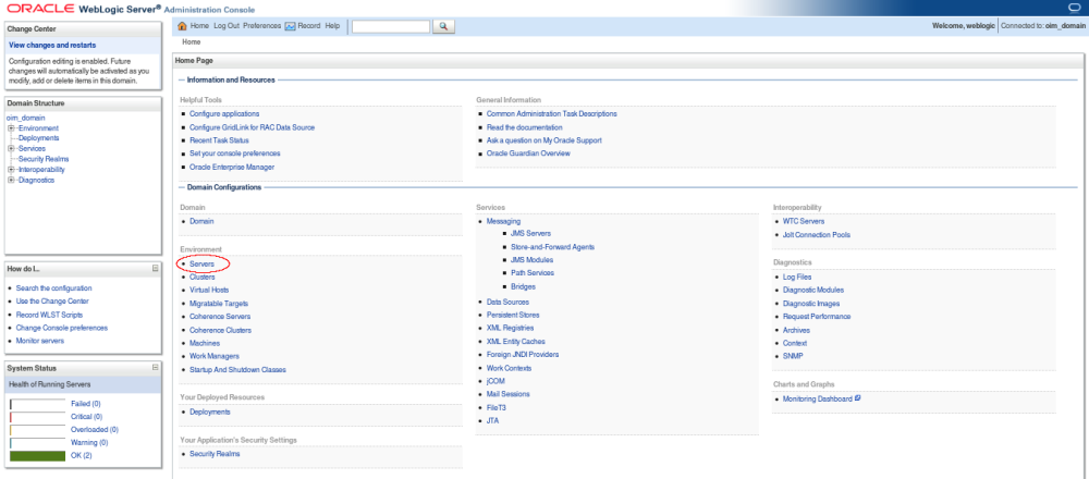 Oracle Stack Configuring And Starting Node Manager
