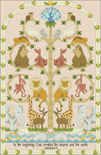 Tree of life - Counted cross stitch patterns and charts
