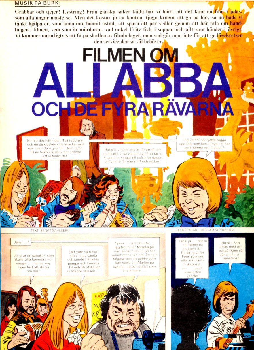 ABBA Fans Blog: Abba Cartoons In Mad Magazine